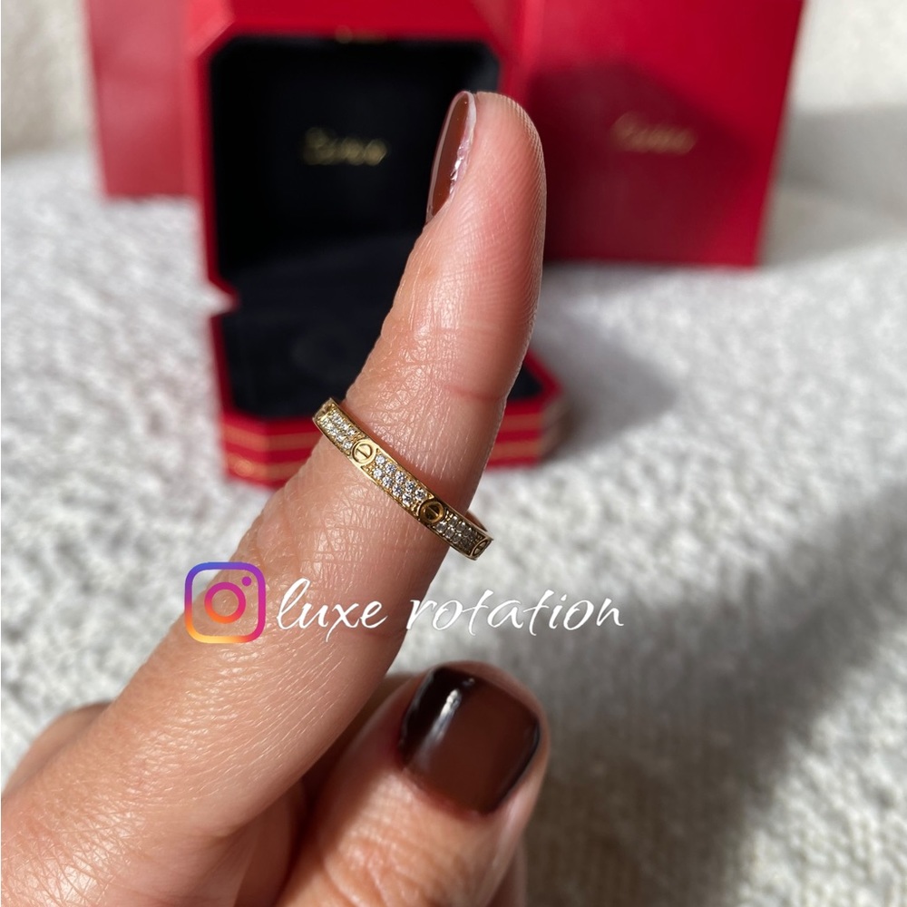 Cartier Mini Love Diamond Ring - Gem